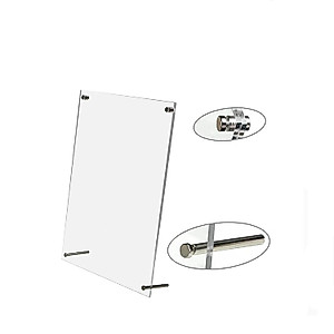 Modern Acrylic Photo Frame - Desktop/Free Standing（11x14)