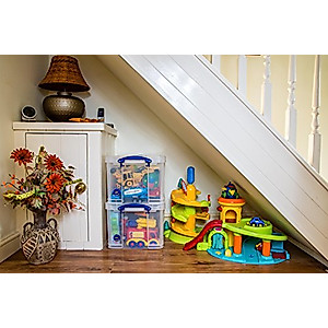 Really Useful Storage Box 35 Litre Clear in Card Ref 35CCB