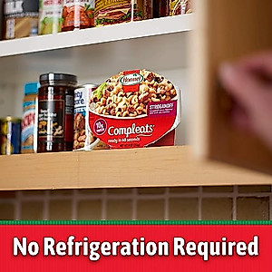 HORMEL COMPLEATS Beef Stroganoff Sauce Microwave Tray, 9 Ounces (Pack of 6)