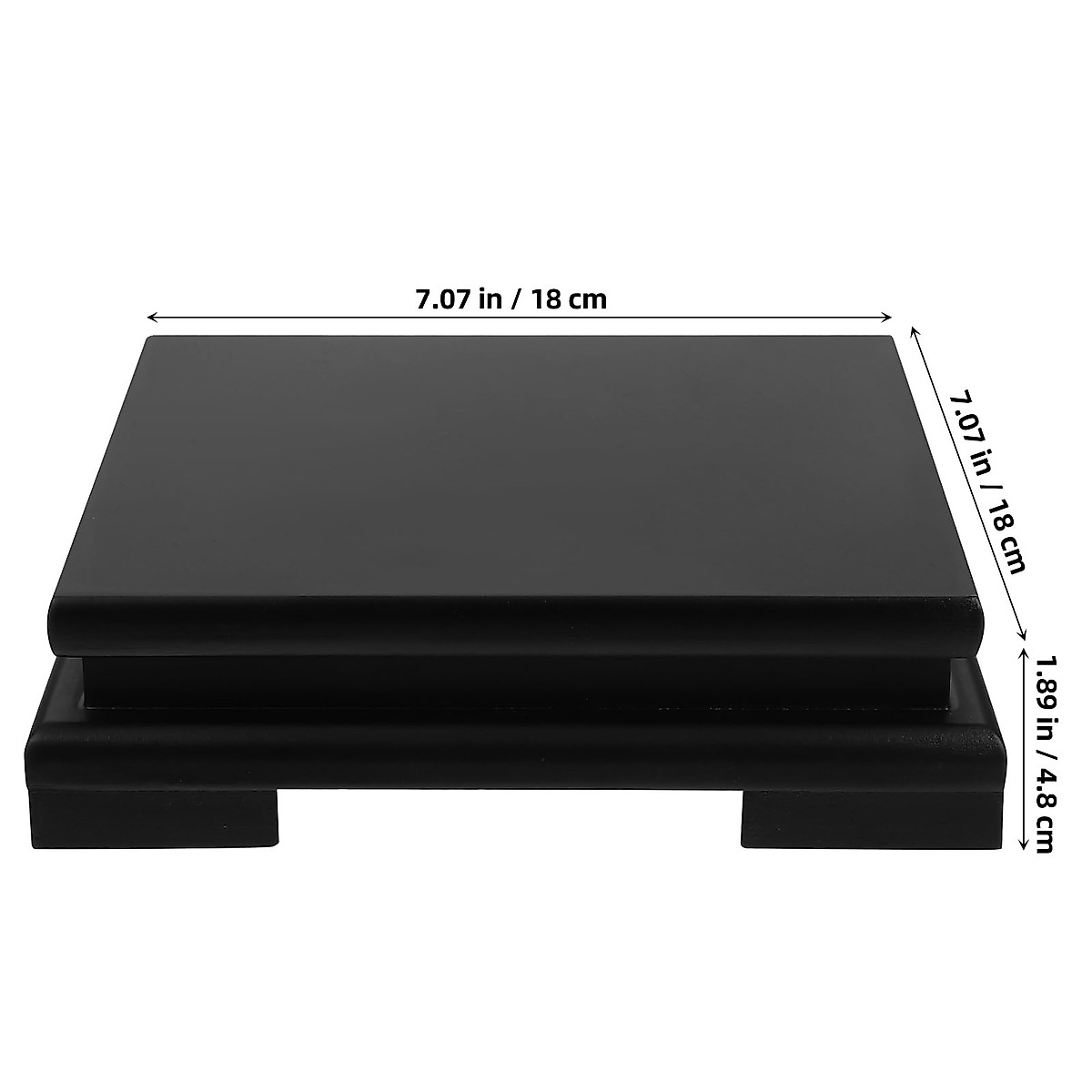 Cabilock Farmhouse Riser for Room Decor: Decorative Pedestal Stand Beautiful Pedestal Stand Uniquely Displays Your Decorations Rustic Bathroom Counter Tray and Kitchen Decor