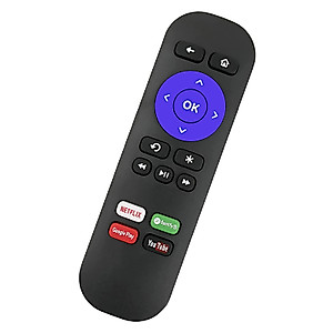 Remote Control Compatible with Roku 1, Roku 2, Roku 3, Roku 4, (HD, LT, XS, XD), Roku Express, Premiere 3900RW 3910RW 4620RW 3700RW 3710RW 3710XB 3900XB 4620XB 3930X