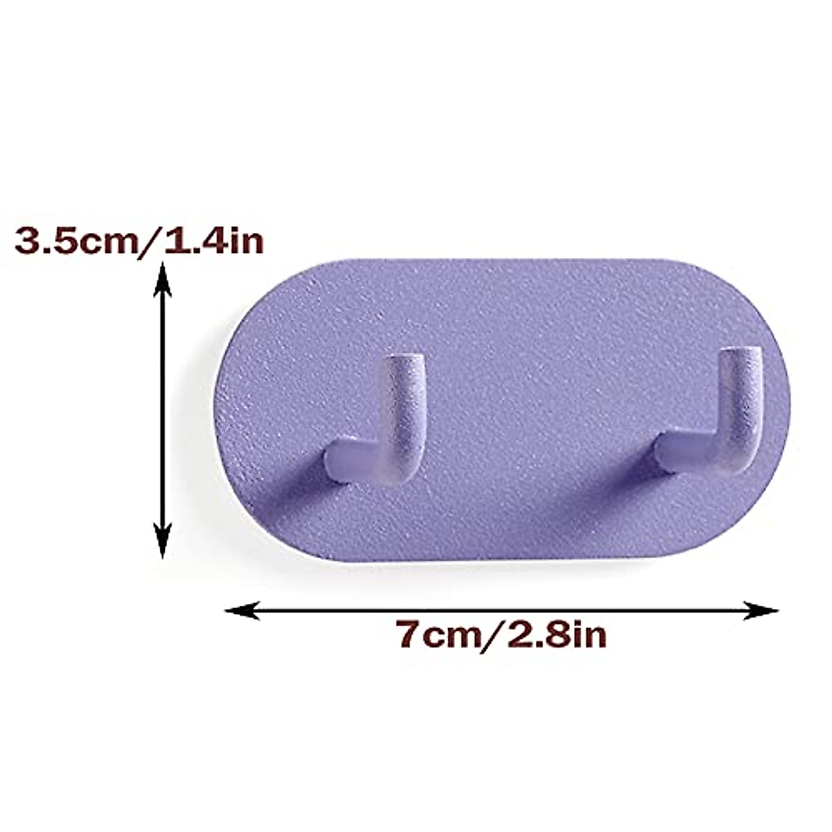 VALINK Adhesive Hooks Heavy Duty Stick On Wall Towel Hooks, Metal Adhesive Hooks Wall Mount Punch Free Decorative Towel Key Holder for Entryway Door Bathroom Kitchen