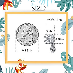 QeenseKc Queen Crown Charm Heart Royal Imperial Clear CZ Bead for Pandora Bracelet, Aut-24_Crown_04