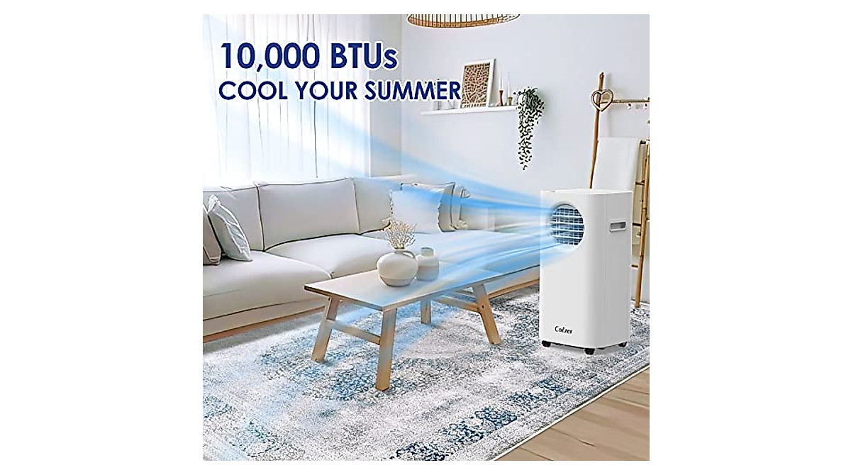 COLZER 10,000 BTU Portable AC - Cool Your Space Today