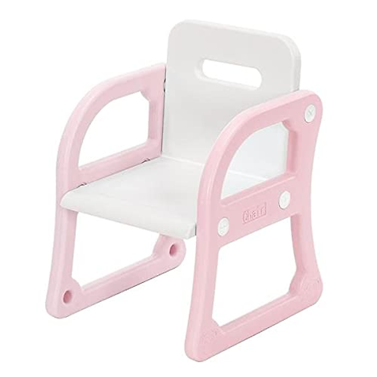 Walnut New 52cm * 67cm * 68cm Plastic Children's Table and Chair Drawing Board Set with Shooting Ring 1 Table and 1 Chair (Color : D)