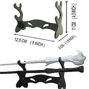 Shenzhen LangTao Bang International Trade Co., Ltd. Two Tiers Holder Display Stand / Acrylic Bracket Rack for Wand Collection（Does not include Wand）