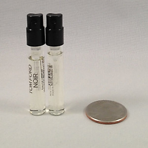 2 Tom Ford Noir EDP Spray Travel Sample Vial .05oz/ 1.5ml Each