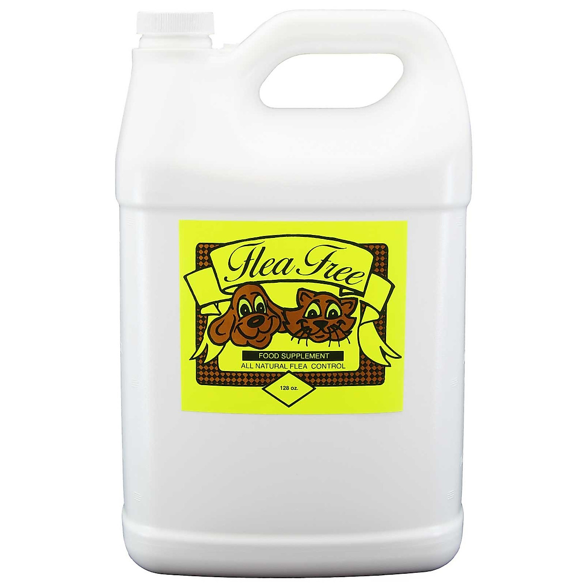 Flea-Free Pure Organic Food Supplement and Natural Pet Products , 128 Ounce