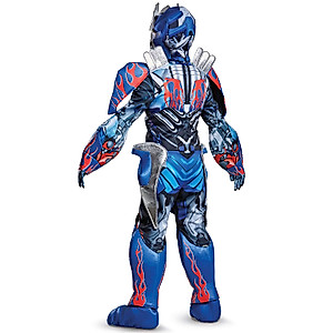 Disguise Optimus Prime Movie Prestige Costume, Blue, Small (4-6)