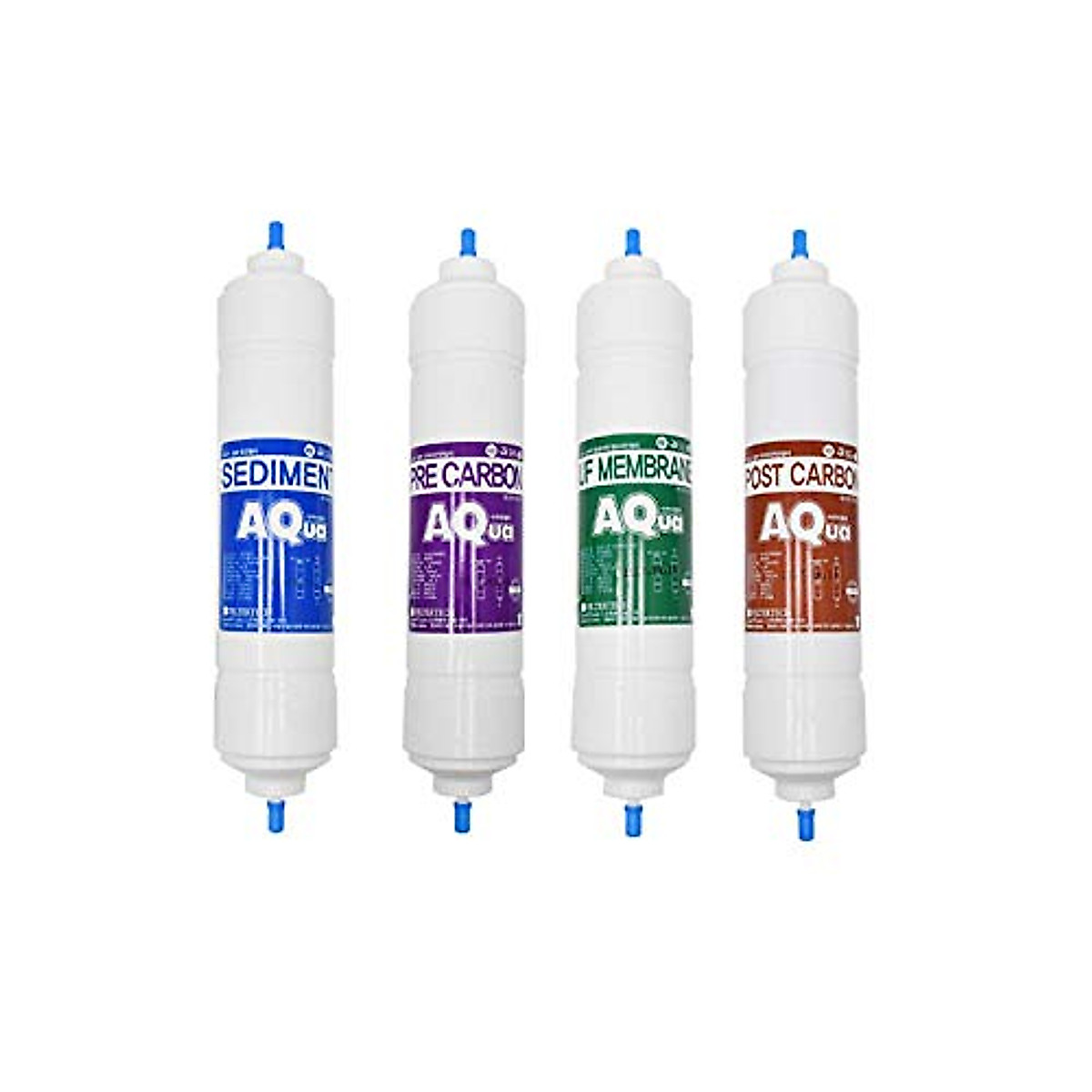 4EA Economy Replacement Water Filter Set for DEC water purifier : UW-3000/PDP-5012/UW-8000/DEC-750/DEC-700K/PDP-5011/UW-4500/UW-2000/PTD-5011-10 microns