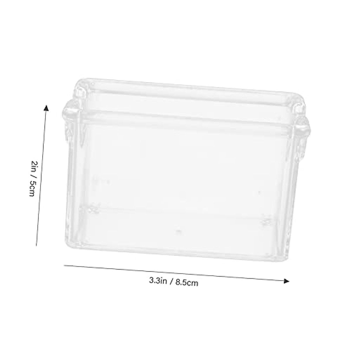 Mikinona Tea Bag Storage Box Coffee Station Holder Kitchen Pantry Organizer Seasoning Bag Box Clear Organizer Box Clear Organizer Bags Teabag Organizer Box Acrylic Coffee Box Tea Bag Holder