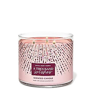 White Barn Bath & Body Works A Thousand Wishes 3 Wick Scented Candle 14.5 oz