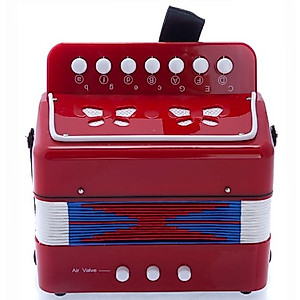 D'Luca G105-RD Child Button Accordion Red