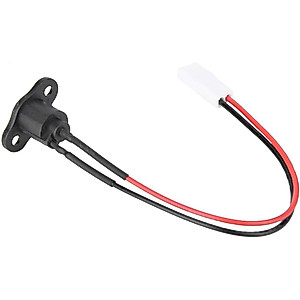 Battery Charger Connector Plug, Charging Port for M365 with Waterproof Cover for M365 Electric Scooter Accessory