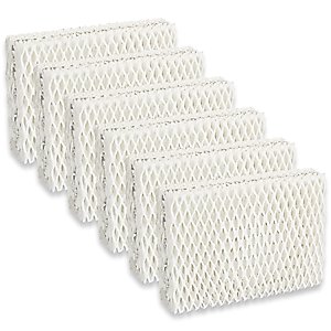 kakofaci WF813 Humidifier Filters Replacement Compatible with Equate EQWF813 PCWF813 Relion RCM832 RCM-832N Protec RWF813 EQ-2119-UL PCCM-832N Cool Mist Humidifiers Wick Filter - 6 Pack