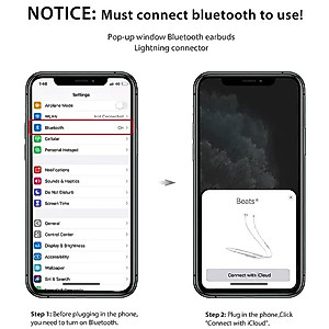 Fjwvner Earbuds Headphones for iPhone 13/13Pro/12/12 Mini/12 Pro Max/11/11Pro in Ear Earphones, Microphone Stereo NoiseIsolating Earphones Compatible with iPhone 7/8/8 Plus/X/XS/XR/XS Max/iPad