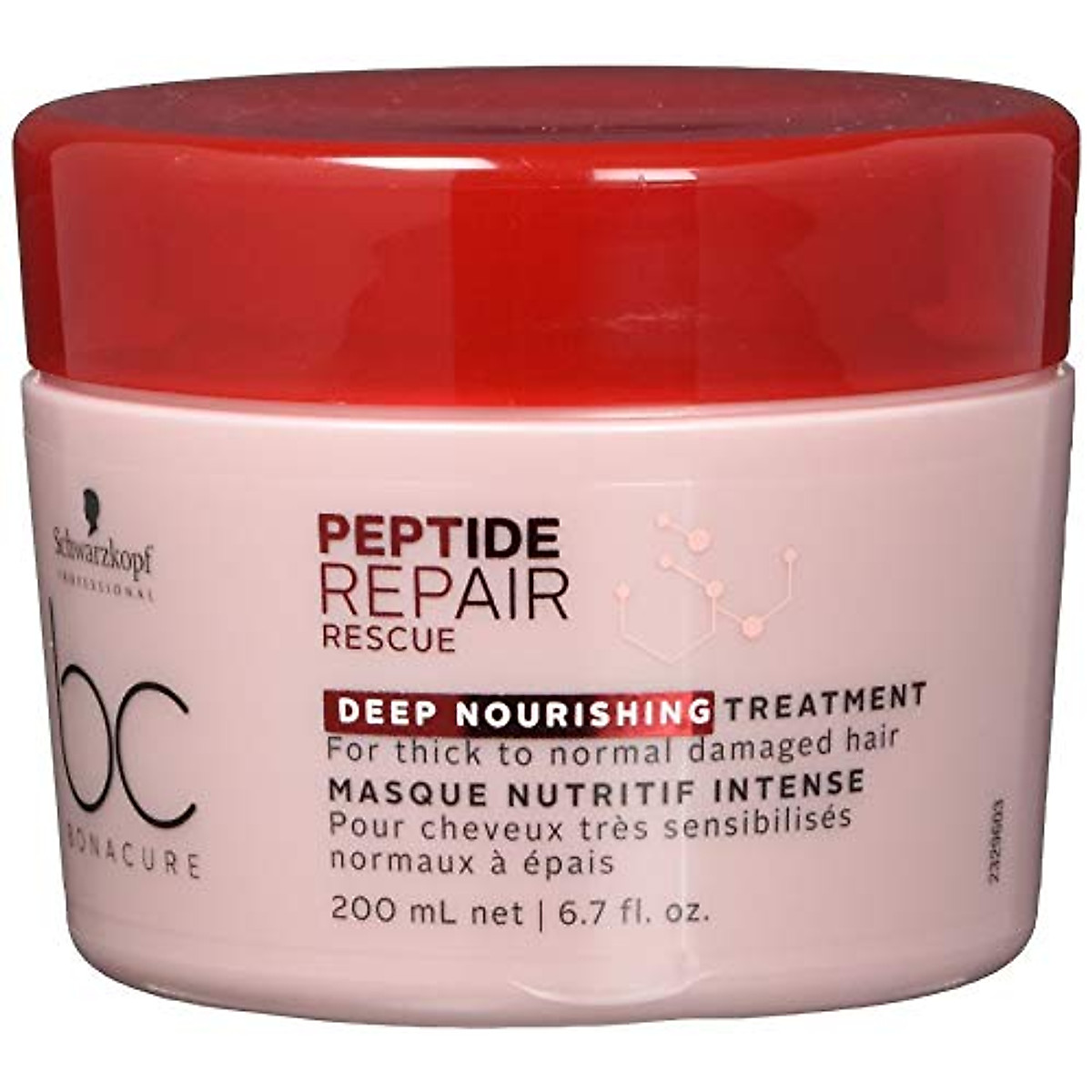 Schwarzkopf BC Bonacure Peptide Repair Rescue Treatment, Clear, 6.7 Fl Oz