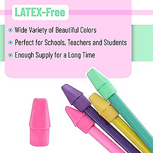 Mr. Pen Erasers for Pencils, 120 Pack, Pencil Top Erasers, Eraser Caps, Pencil Erasers for Kids, Cap Erasers, Eraser Tops, Pencil Topper Erasers. Ereaser