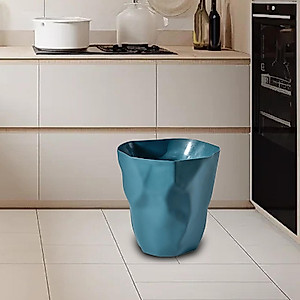 Trash Can Wastebasket Household Decorative Dust Bin Waste Bin Garbage Bin for Under Desk Indoor Dorm Bathroom Living Room