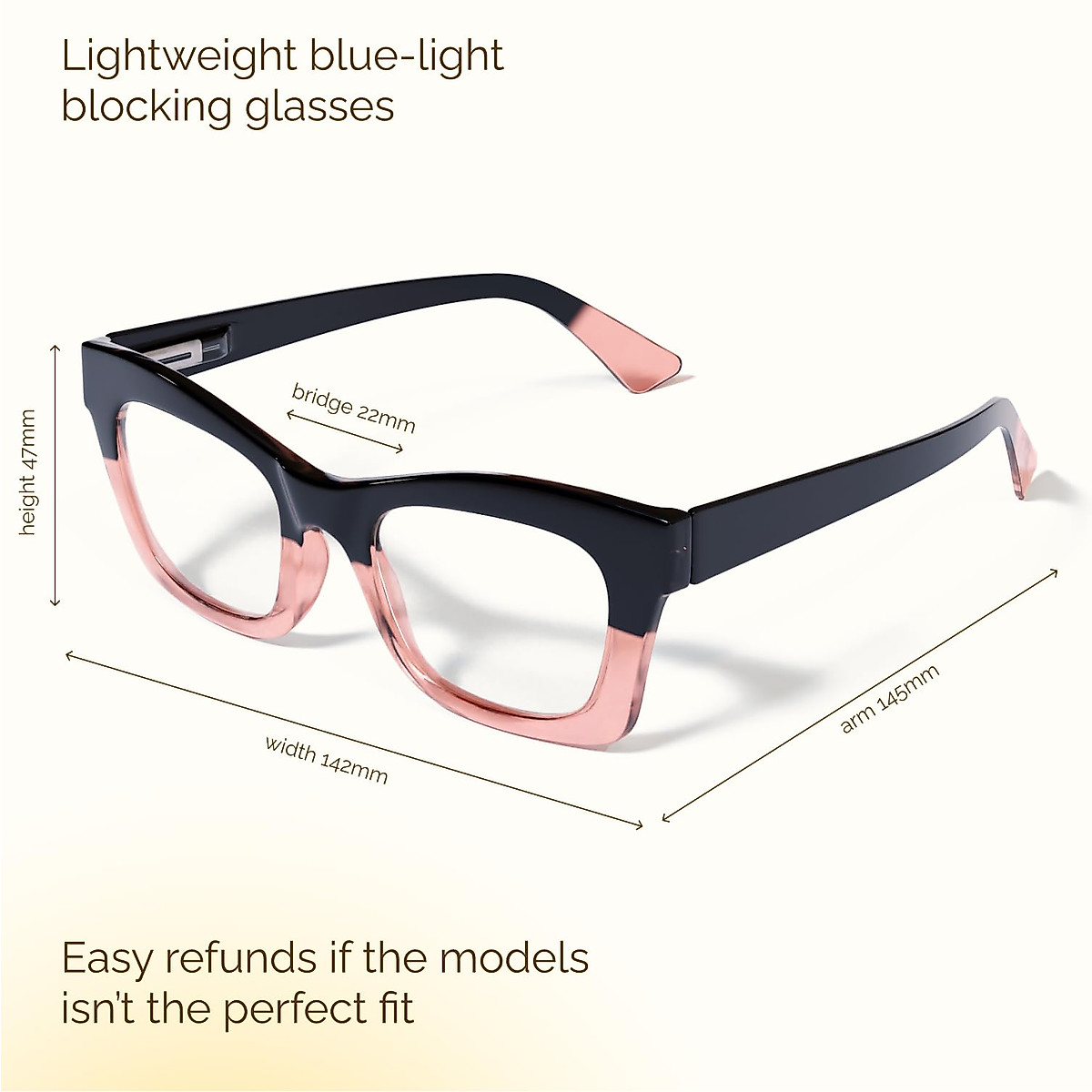 CCVOO 6 Pack Oprah Style Reading Glasses for Women Blue Light Blocking Computer Square Readers with Spring Hinge Men (A1 Mix, 1.5)