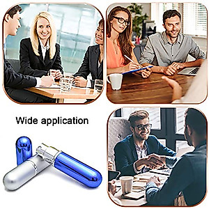 Rocutus 6 Pack Perfume Bottle Mini Refillable Perfume Atomizer Bottle,Empty Spray Bottle in 5 ml Compatible with 2 Pieces Perfume Dispenser Pump and 2 Funnel Filler for Travel Purse (colorful 1)