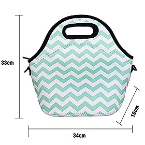 Kaptron Lunch Bag, Thick insulated Lunch Tote Lunch Box Bag with Shoulder Straps - Cover for adults, women, girls - Suitable for Travel, Picnic, Office