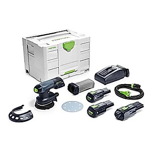Festool 575716 Cordless Eccentric Sander ETSC 125 Li 3.1 Set w/Bluetooth - LATEST