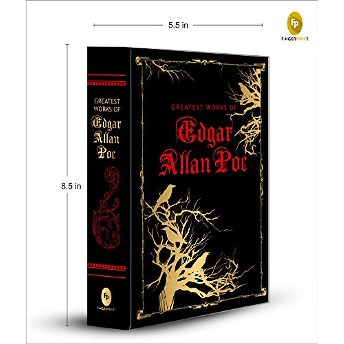 Greatest Works of Edgar Allan Poe (Deluxe Hardbound Edition)