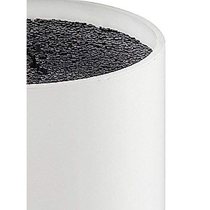 Zeller 24916 Knife Holder with Bristle Interior, 0.1x11x18 cm, White