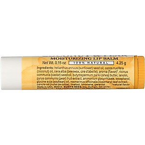Burt's Bees Lip Balm, Coconut & Pear 0.15 oz (Pack of 4)