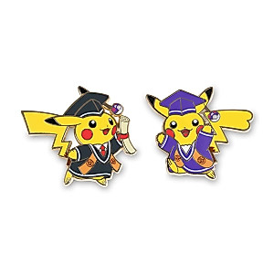 Pokémon Center: Graduation Pikachu 2023 Pokémon Pins & Greeting Card