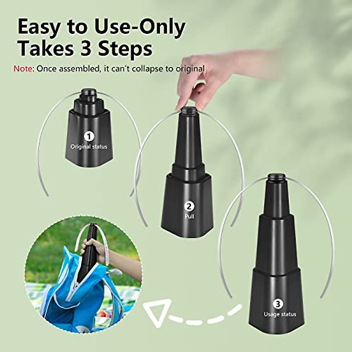 Fly Fans for Tables, Fly Fan for Outdoor Tables, Fly Repellent Outdoor Indoor Keep Flies Away, Portable Table Top Fly Spinner for Home Party Picnic