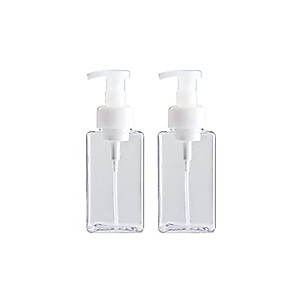 Soap Dispenser Soap Dispenser Pack of 2 Foaming Soap Dispenser Empty/Refillable Foaming Soap Pump Dispensers Square Bottles
