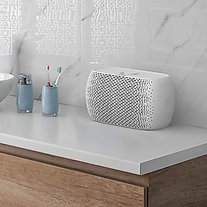 Pure Enrichment® PureZone™ Breeze Tabletop 2-in-1 Air Purifier - True HEPA Filter Cleans Air, Helps Alleviate Allergies, Removes Pet Hair, & Smoke - Ideal for Home, Bedroom, & Office Desktop Surfaces