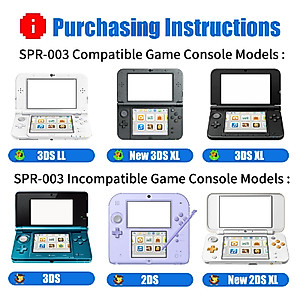 Soseieiu SPR-003 Battery,2000mAh Original Li-ion Battery Replacement for Nintendo 3DS XL New 3DS XL LL Game Console, Switch Game Console