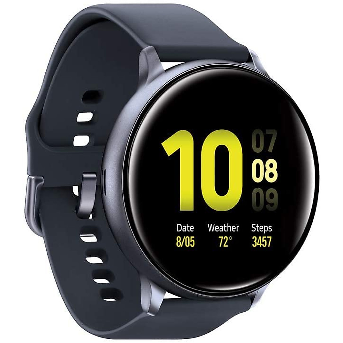Samsung Galaxy Watch Active2 Bluetooth Smartwatch, Aluminum, 44mm, Black (SM-R820NZKCXAR) (Renewed)