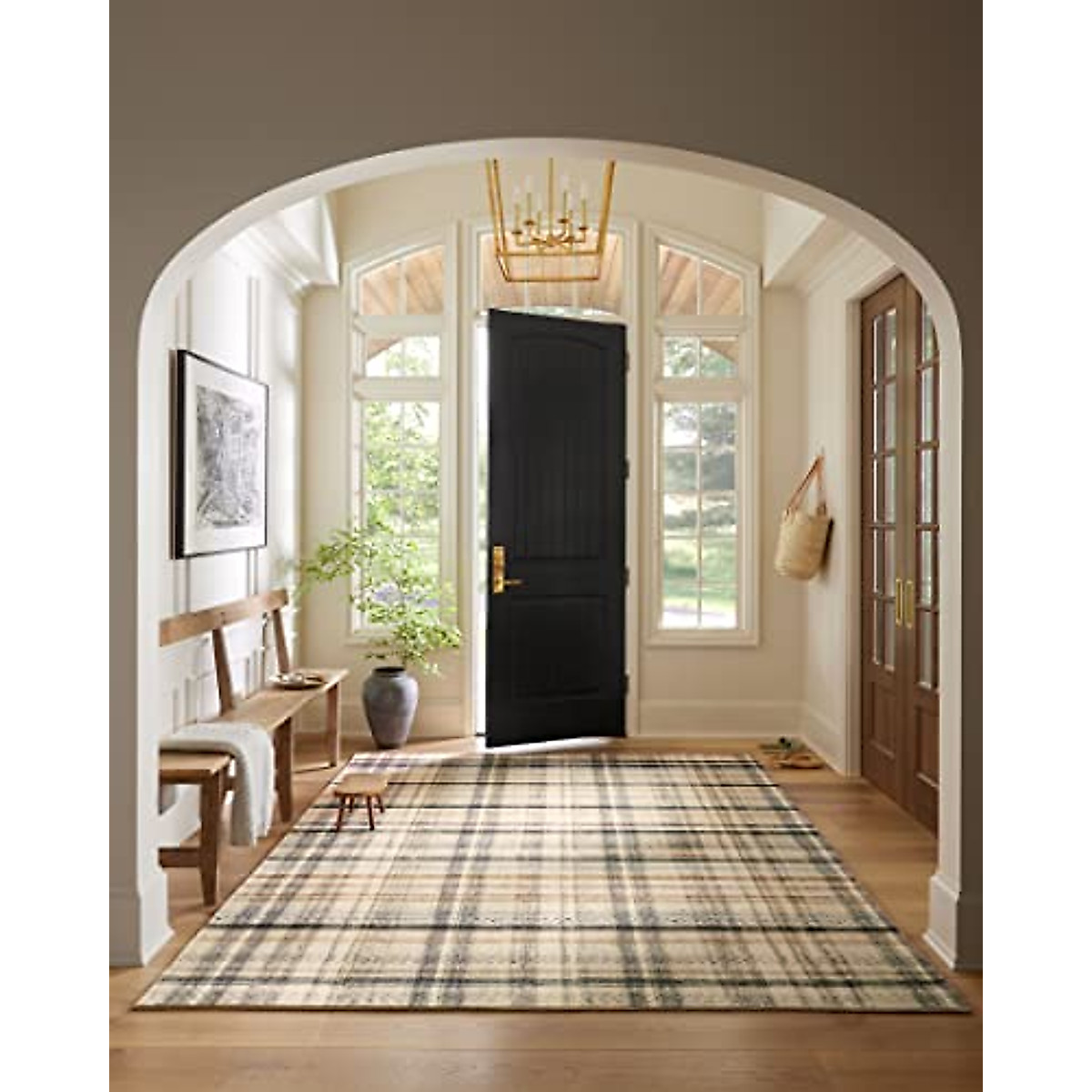Loloi Chris Loves Julia x Humphrey Collection HUM-02 Ivory/Multi, Contemporary 2'-0" x 5'-0" Accent Rug feat. CloudPile™