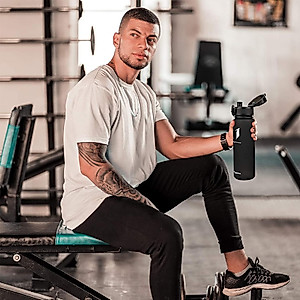 Super Sparrow Water Bottle - 17 oz - BPA & Toxic Free Tritan Water Bottles - One Touch Opening - Leak-proof Plastic Bottle - Kids Water Bottle for Office, Gym, Outdoor, Sports