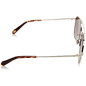 Fossil Women's Female Sunglass Style FOS 2096/G/S Aviator, Light Gold, 57mm, 14mm