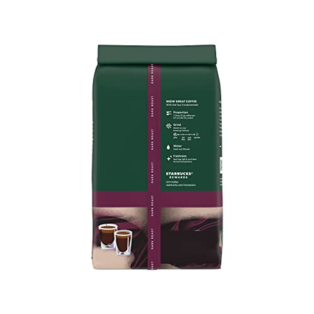 Starbucks Dark Roast Whole Bean Coffee — Espresso — 100% Arabica — 1 bag (18 oz)