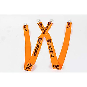 Husqvarna 596290301 OEM Orange Suspenders with Metal Clip
