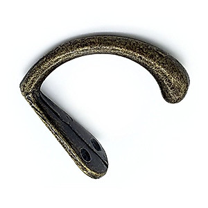 Richohome 10 Pcs Bronze Vintage Wall Mounted Single Hook Hangers