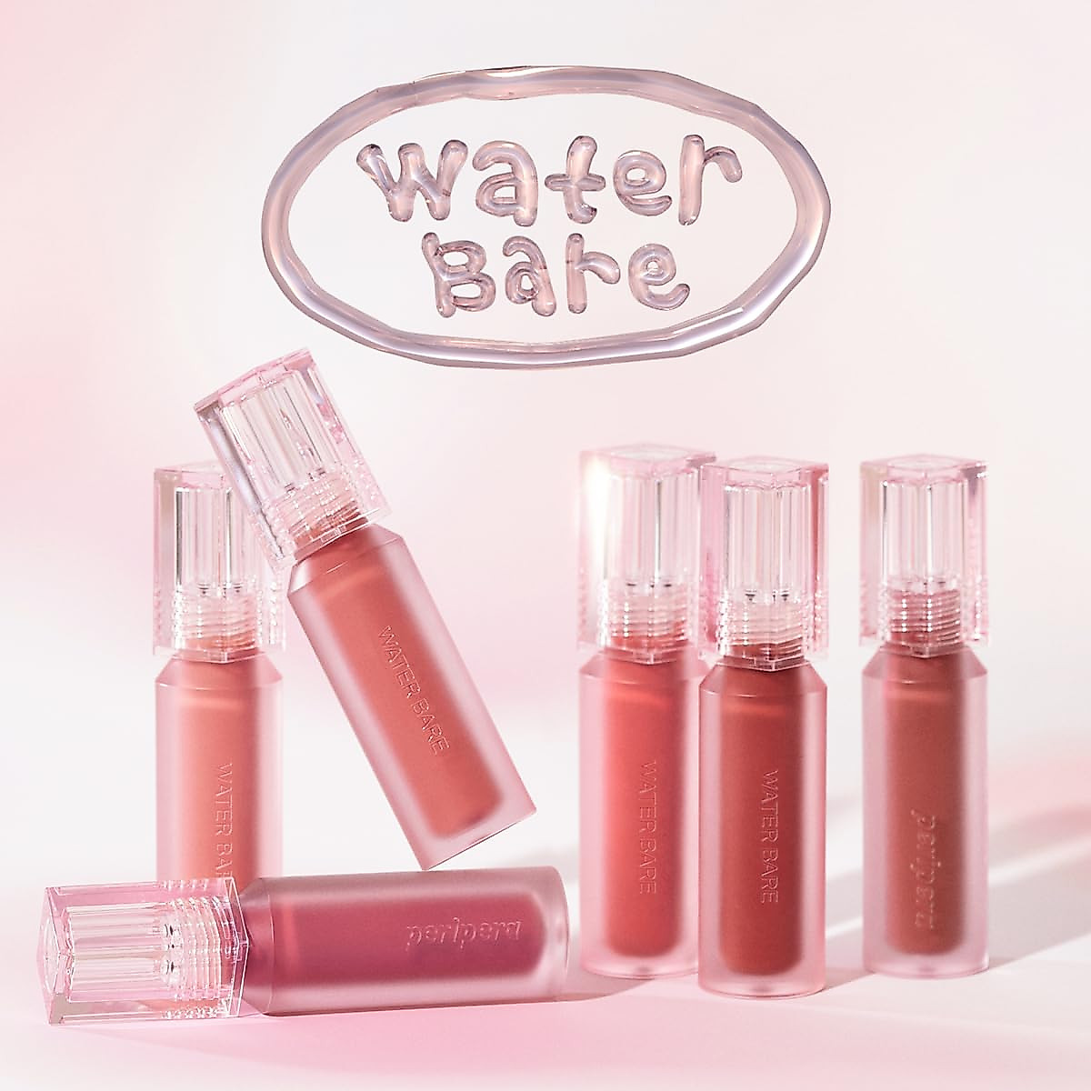 Peripera Water Bare Tint (006 SOFTLY BROWN) - Lip Tint, Lip Stain, Glowy Tint