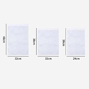 C-LARSS 10Pcs Transparent Shoe Bags for Travel Large Clear Shoes Organizers Storage Pouch with Rope for Men and Women M