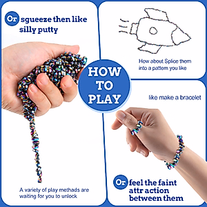 550pcs Ferrite Putty, Fidget Toys, Fidget Toys Adults, Desk Fidgets Toys for Office Stress/Anxiety Relief ,Adults Gifts