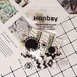 Honbay 50PCS Stainless Steel Eyebrow Trimmer Blades Eyebrow Hair Removers with Cover for Women