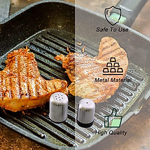 QUANXILXU Salt and Pepper Shakers 2 Pcs Salt and Pepper Pots Portable Multifunction Pepper Dispensers for Sugar Salt and Other Spices