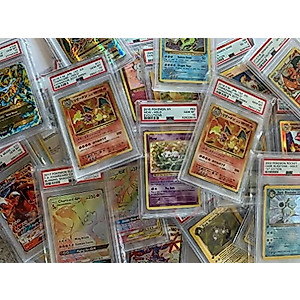 One Random PSA Graded and Authenticated Encased Pokemon Card (Perfect for Display)
