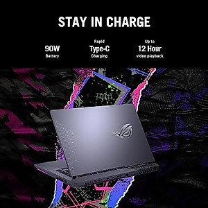 ASUS ROG Strix G15 Gaming Laptop - 15.6" WQHD 165Hz Display, AMD Ryzen 7 6800H up to 4.7GHz, NVIDIA GeForce RTX 3060, 32GB DDR5 RAM, 1TB SSD, Wi-Fi 6E, Backlit Keyboard, Windows 11 Home