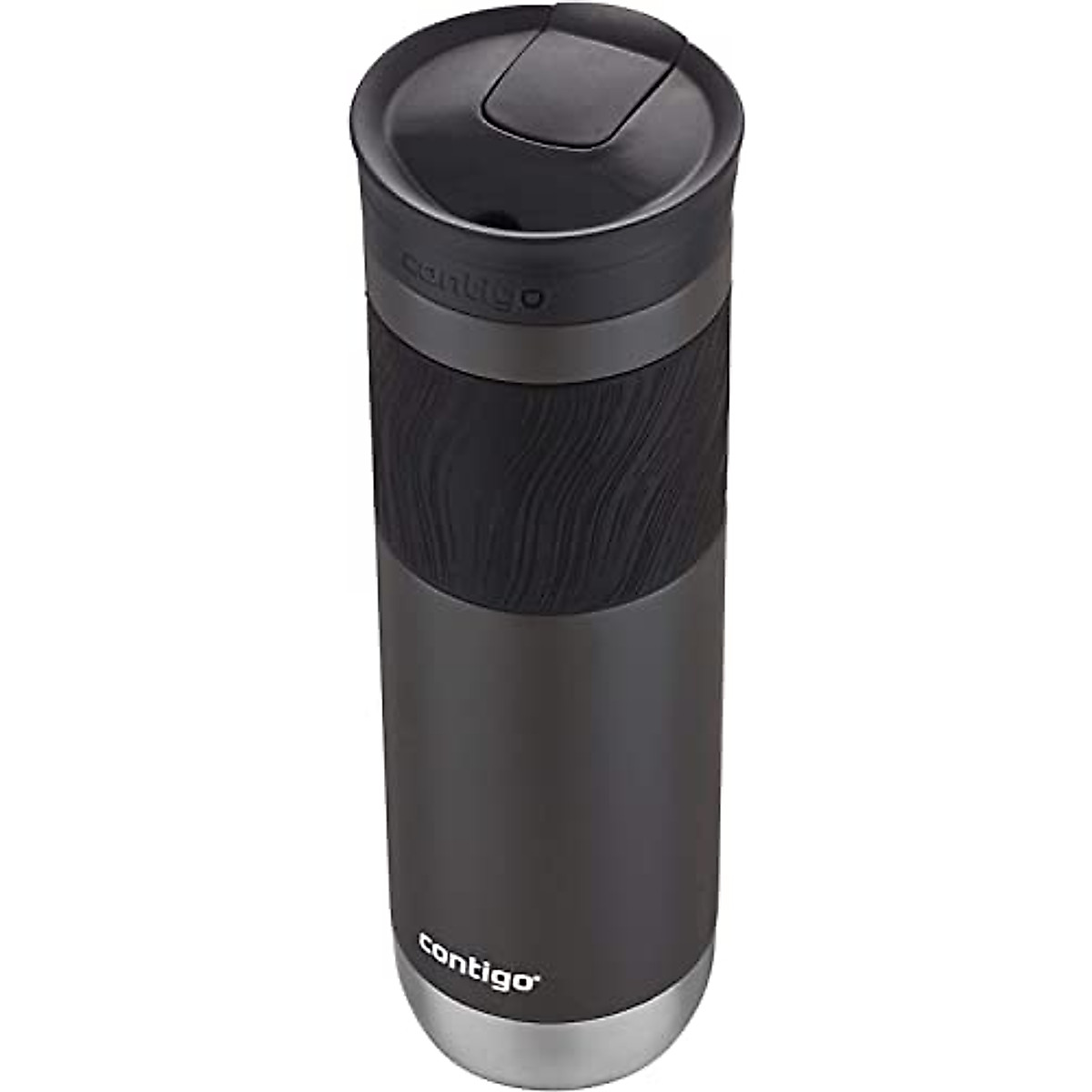 Contigo Byron SnapSeal 2.0 Stainless Steel Insulated Travel Mug - 24 oz - Leakproof SnapSeal Lid, Non-Slip Grip - Great for On the Go to Keep Drinks Hot or Cold - Ideal for Coffee and Tea, Sake